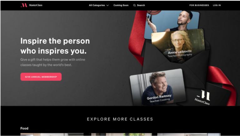 MasterClass Gift 2025: How To Gift A Membership?