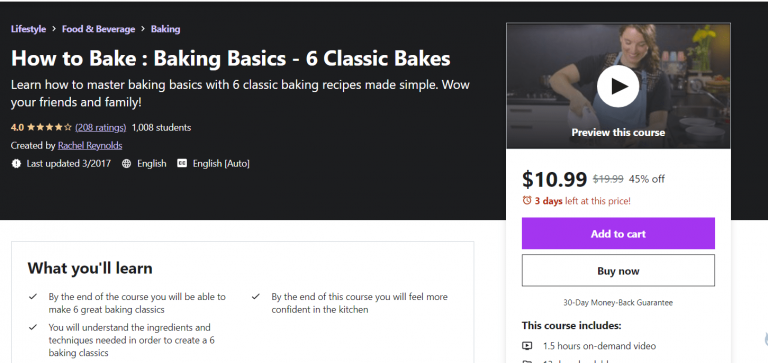 11 Best Online Baking Classes For Beginners (Updated 2025)