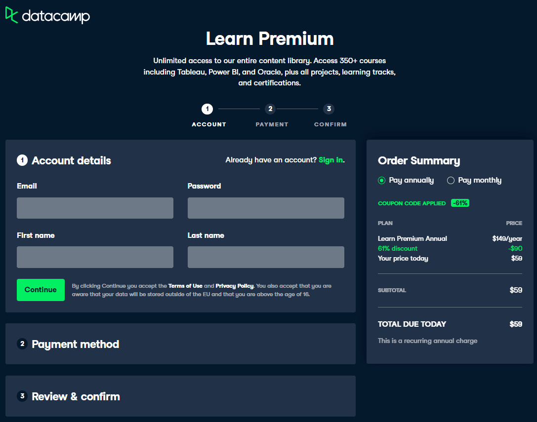 Datacamp Discount & Coupon 2023 - 50% Off Promo (July)