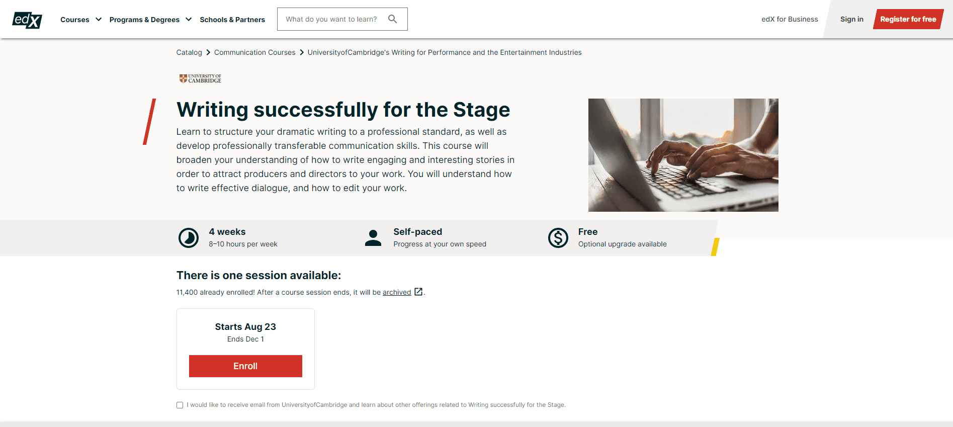 12 Best Free Writing Courses Of 2025 (Top Rated)