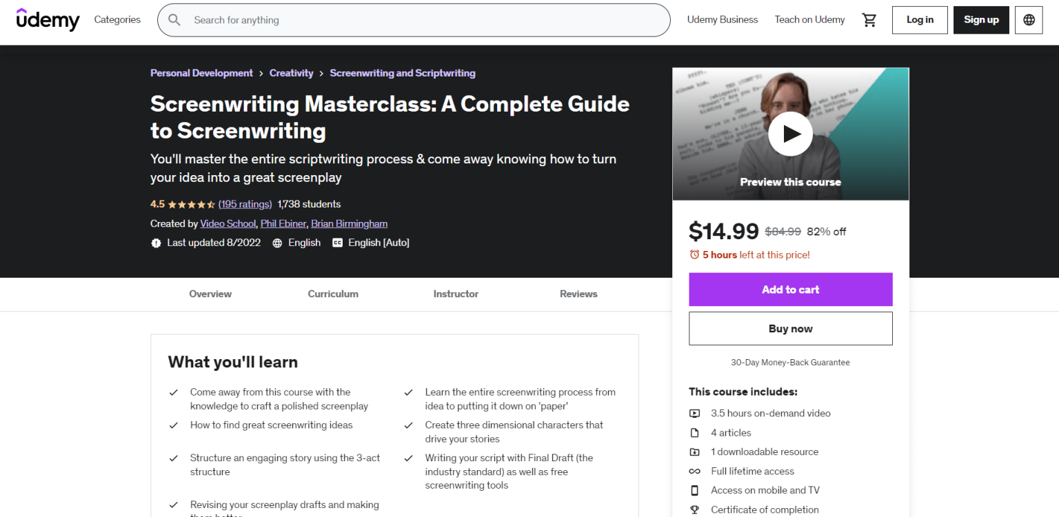 11+ Best Online Screenwriting Classes To Consider In 2025