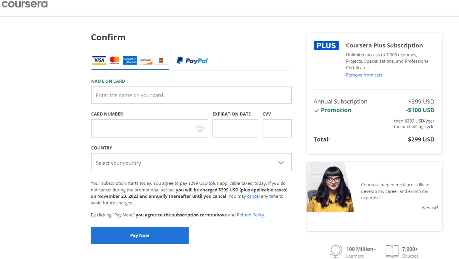 Coursera Black Friday 2023 — Claim $100 Discount
