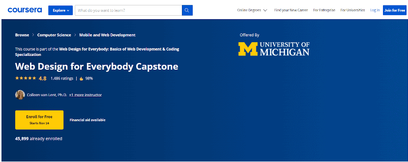 9+ Best Web Design Courses & Certifications In 2025