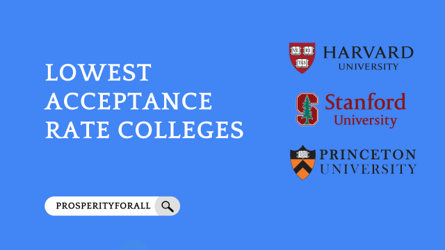 Top 10 Lowest Acceptance Rate Colleges (Updated 2023)