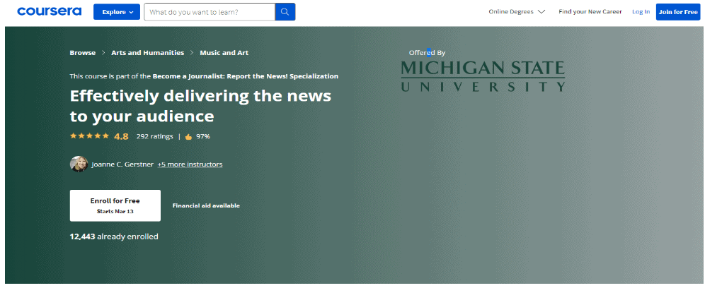 11+ Best Journalism Courses Online For Beginners In 2025