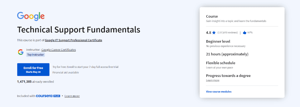 Google IT Support Professional Certificate Review 2025 : Worth It?